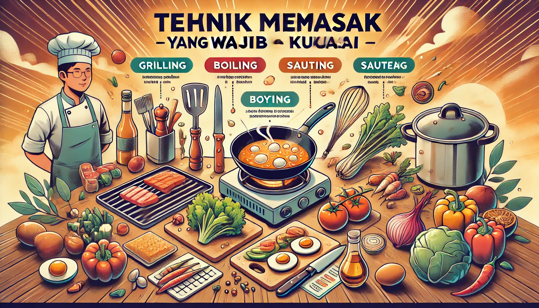 Teknik Memasak Yang Wajib Dikuasai - Knowledgesight