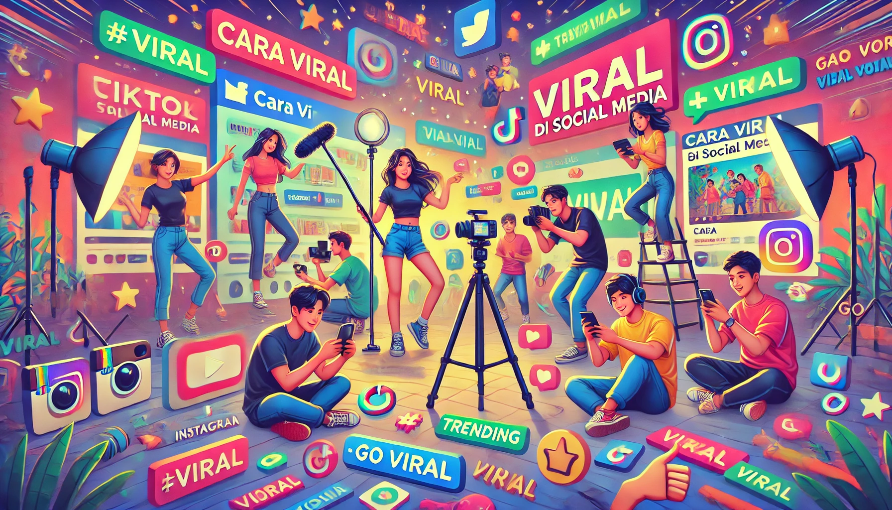 Cara Viral Di Social Media